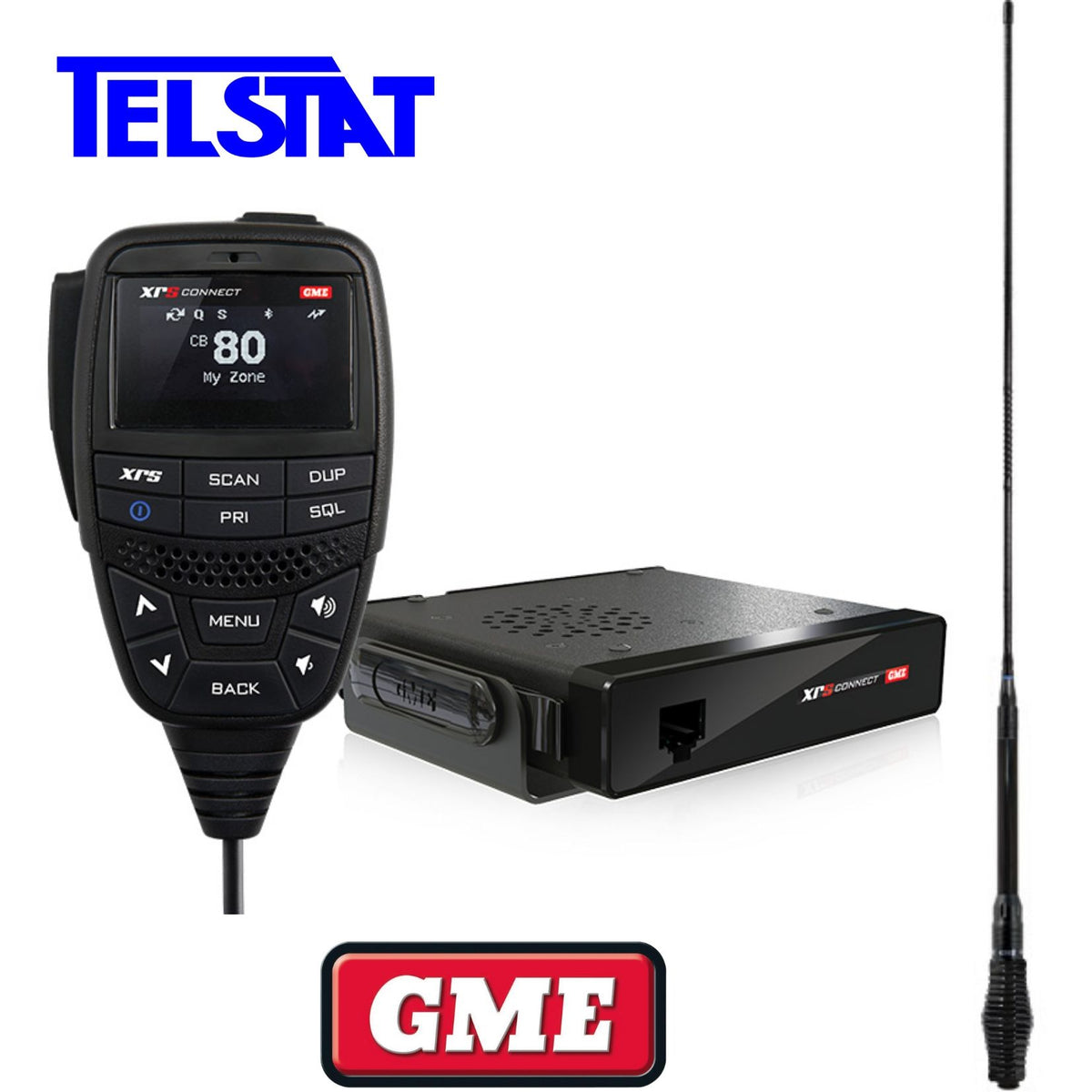 GME XRS-370C & AE4018BK1 antenna – Telstat Communications