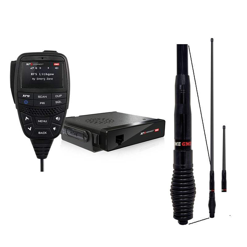 GME XRS-370C + AE4705BTP Twin Antenna Kit – Telstat Communications