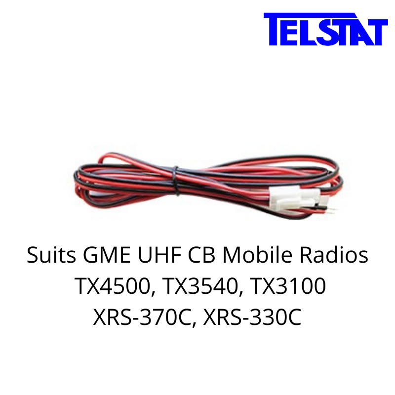 DC Power Lead Cable to suit GME UHF CB Radios – Telstat Communications